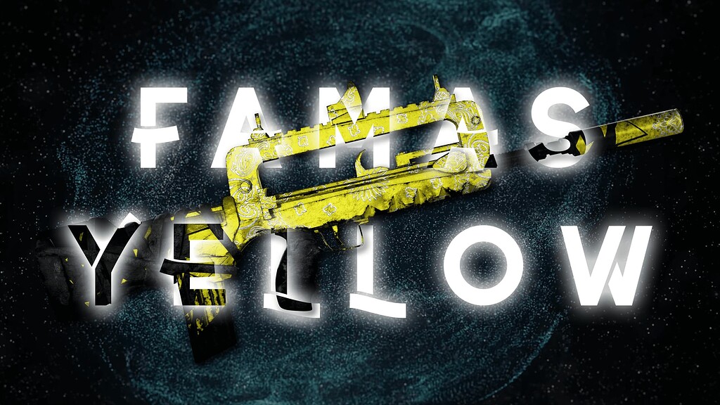 FAMAS Yellow Gang [add-on] [weapon] [full attachments] - FiveM Releases ...