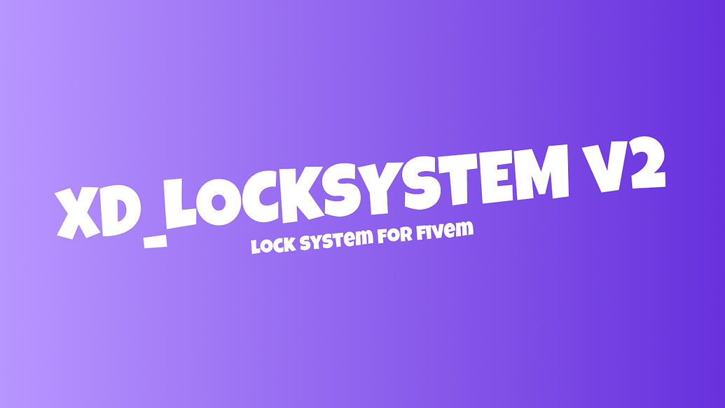 [Release][Standalone] xd_locksystem V2 | Vehicle Key System! - FiveM Releases - Cfx.re Community