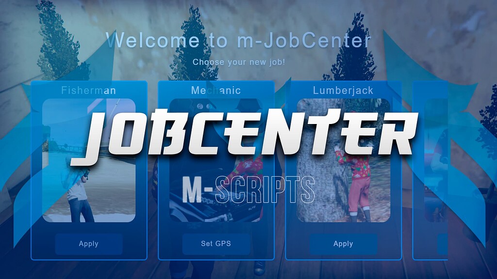 [PAID] [QB/ESX] - m-JobCenter - Multiple Jobs - Webhooks and more! - FiveM Releases - Cfx.re ...