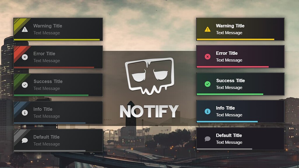 [PAID][STANDALONE] Notify (Next Generation Notification System) - FiveM ...