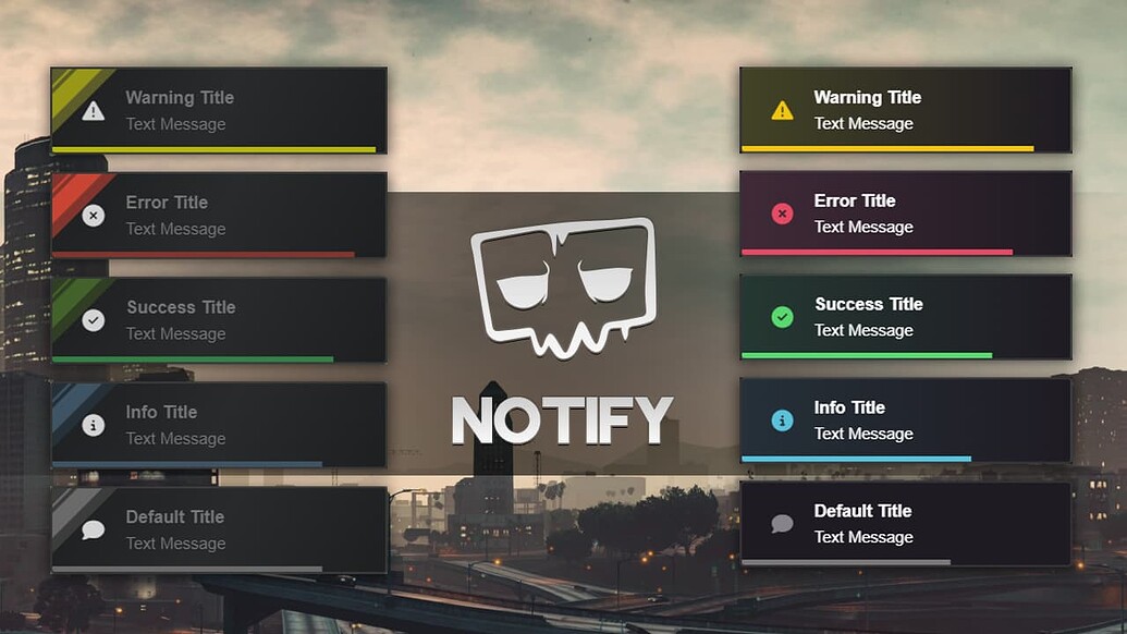 [PAID][STANDALONE] Notify (Next Generation Notification System) - FiveM ...