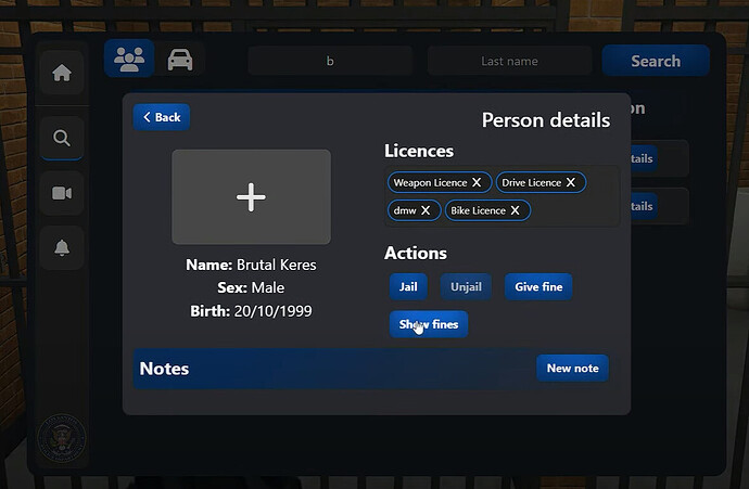 Weapon License in the F6 menu from the police Job - Discussion - Cfx.re ...
