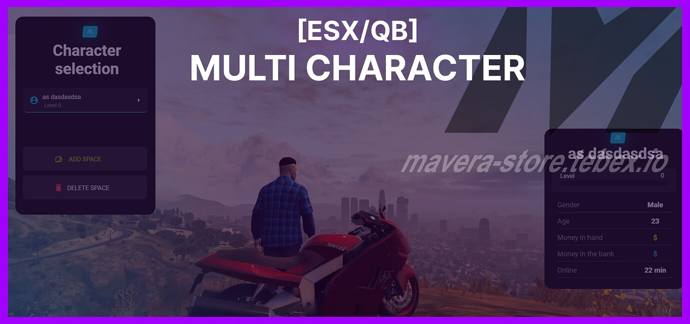 ESX & QB | Premium Multi Character - FiveM Releases - Cfx.re Community