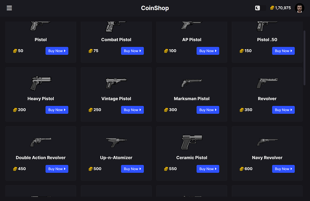 Vip Shop - Coin Shop for FiveM - FiveM Releases - Cfx.re Community