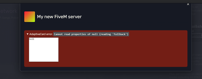 Help with console error - Discussion - Cfx.re Community