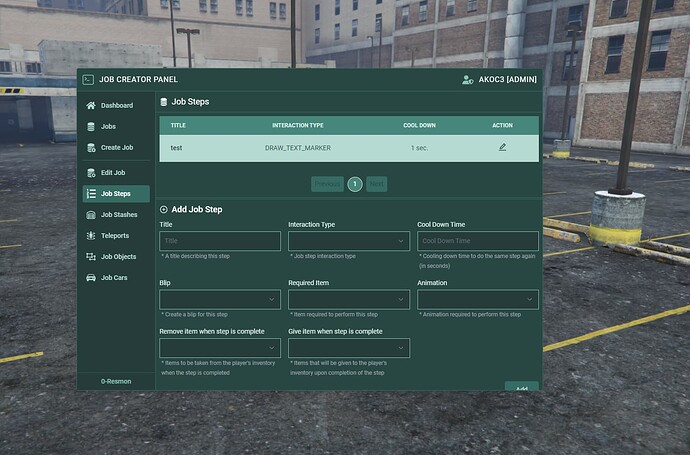 In Game Job Creator [oxlib Target Esx Qb] Fivem Releases Cfx Re