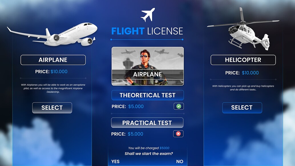 License system + Flight & Boat Schools with OFFER! - FiveM Releases ...