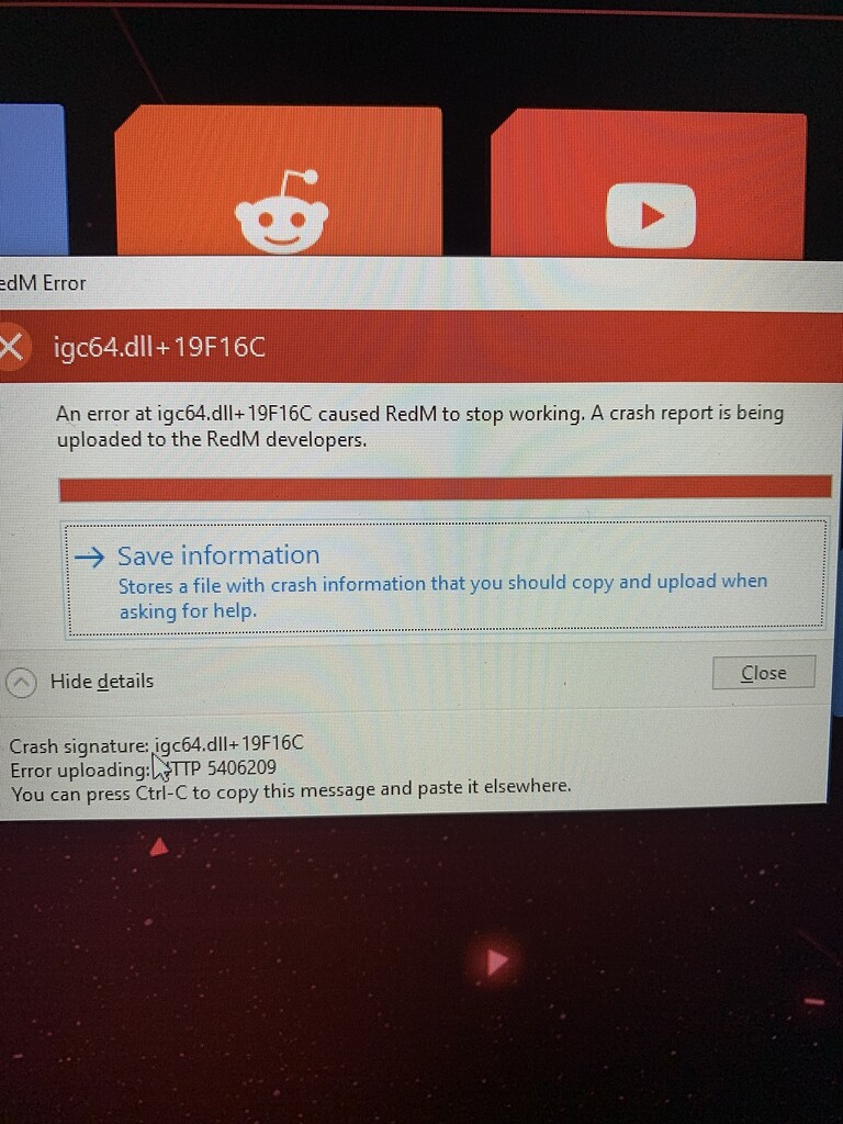 Red M won't start - RedM Client Support - Cfx.re Community