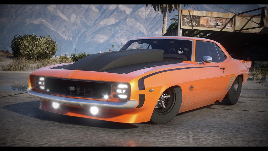 [Vehicle] [PAID] [Templated] Drag Vehicle - 1969 Generic Muscle Car SS ...