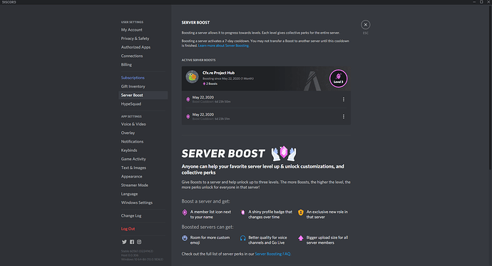 My boost where - Server Discussion - Cfx.re Community