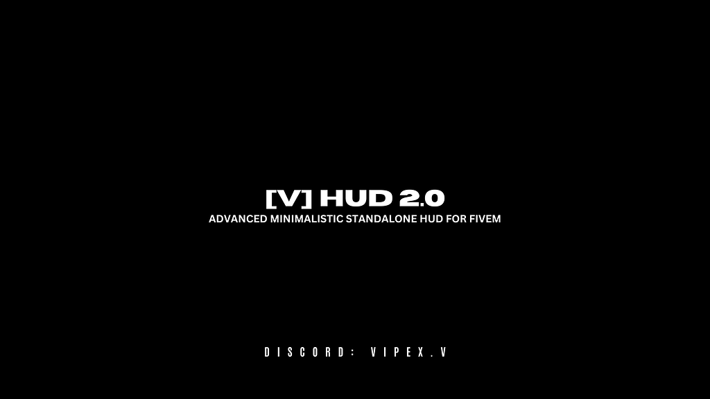 [FREE] [STANDALONE] | vHud | Advanced Minimalistic HUD - FiveM Releases ...