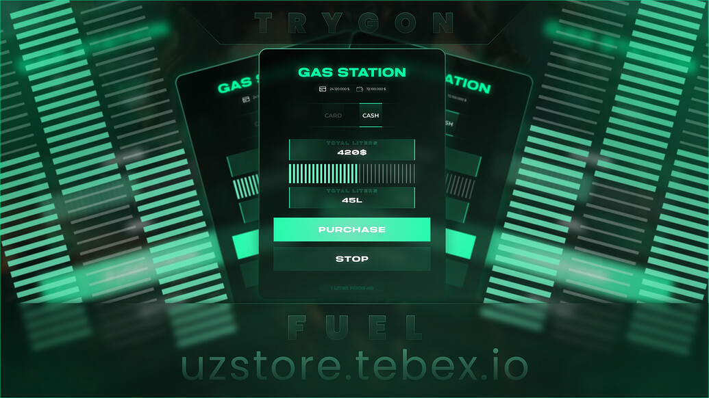 [QBCore - ESX] Trygon Fuel / Gas Station | Advanced Fuel System ...