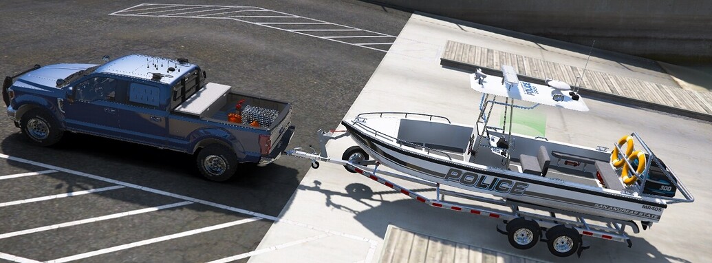 [DEV] Police Bay Boat With Trailer included - FiveM Releases - Cfx.re ...