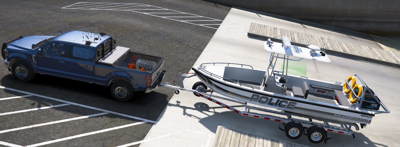 [DEV] Police Bay Boat With Trailer included - FiveM Releases - Cfx.re ...