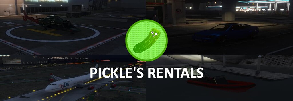 Pickle's Rentals | Rent Vehicles, Deposit System, Rental Plates, And ...