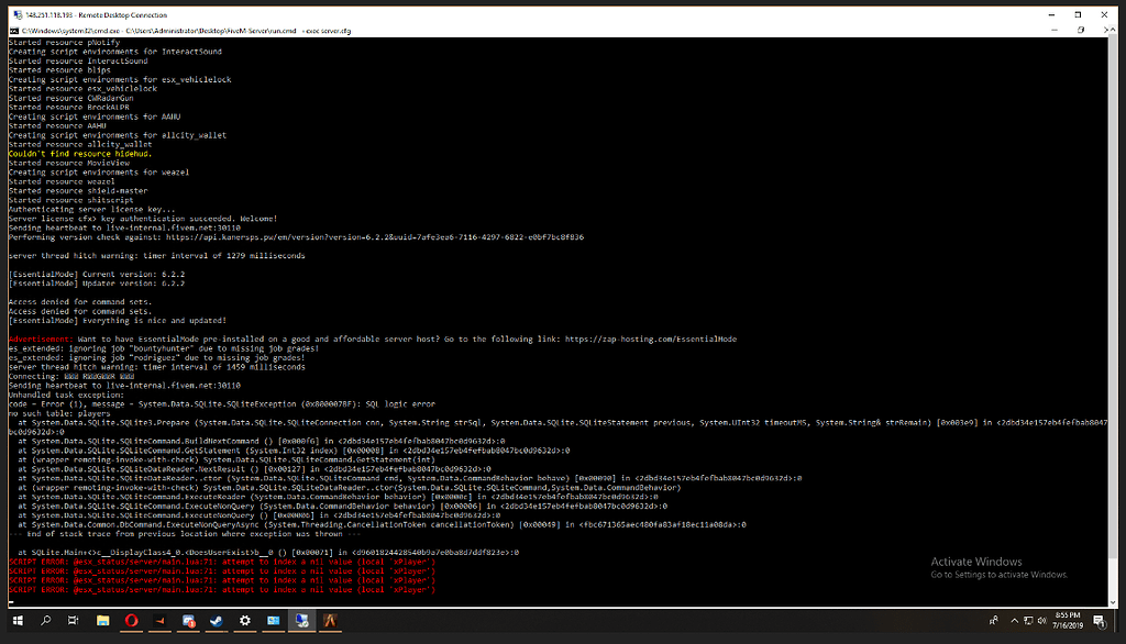 Server starts without errors but - Server Discussion - Cfx.re Community