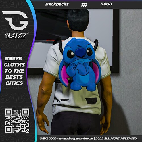 [PAID] [ADD-ON] B008 Backpack - FiveM Releases - Cfx.re Community