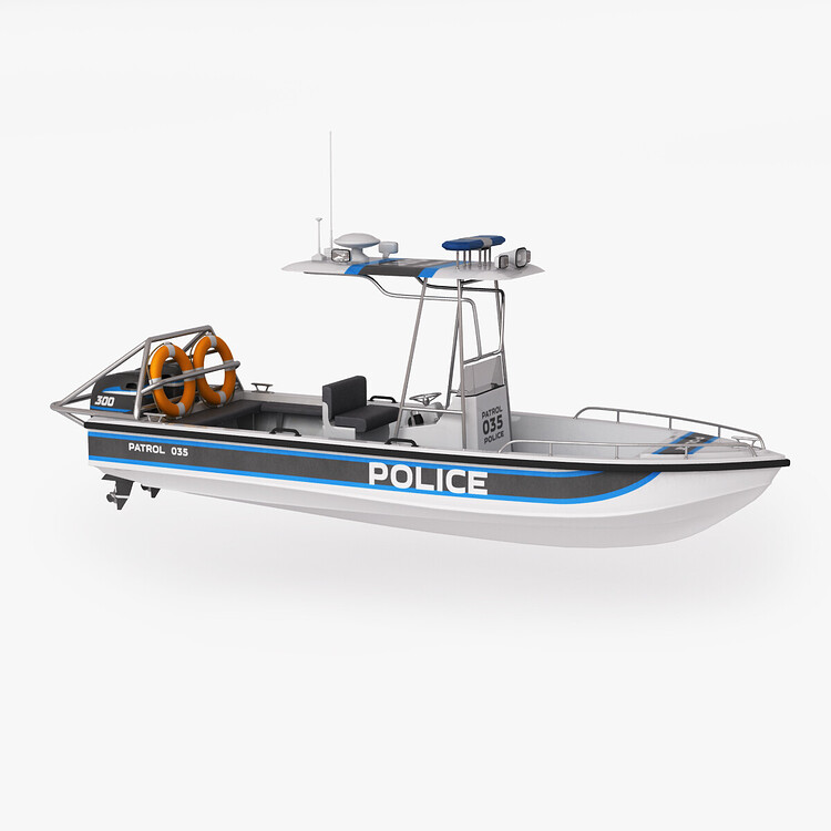 [DEV] Police Bay Boat With Trailer included - FiveM Releases - Cfx.re ...
