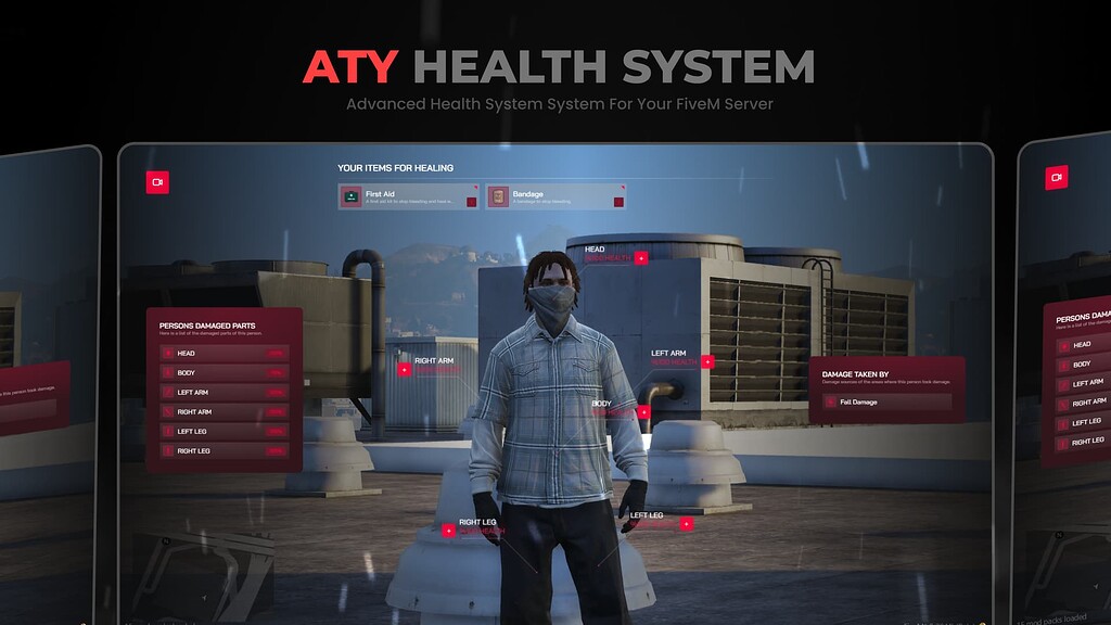 [QB/ESX] Advanced Health System | Body Health - FiveM Releases - Cfx.re ...