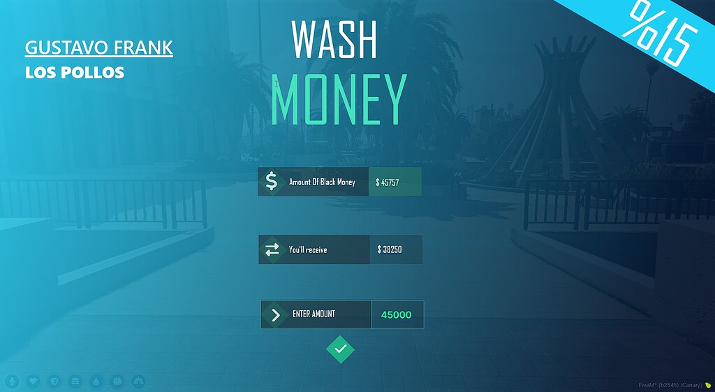 QBCORE MONEYWASH UI - FiveM Releases - Cfx.re Community