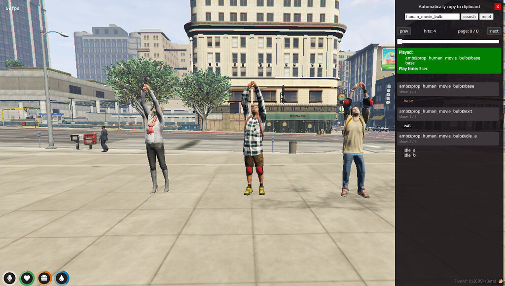 Developer helper pack for animation, effect search and object place - FiveM Releases - Cfx.re ...