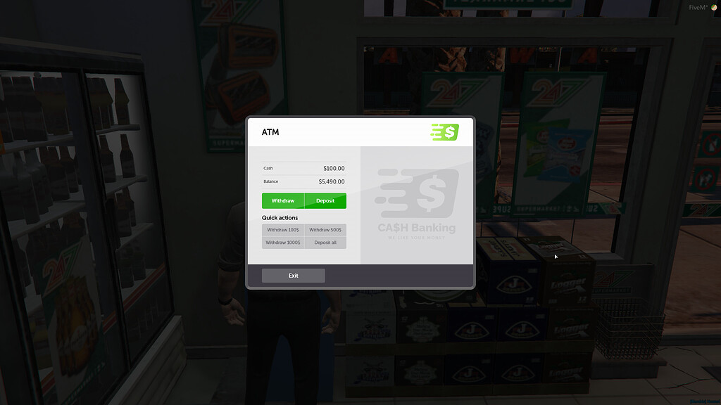[Paid] ATM UI for ESX (4.99£) - Page 2 - FiveM Releases - Cfx.re Community