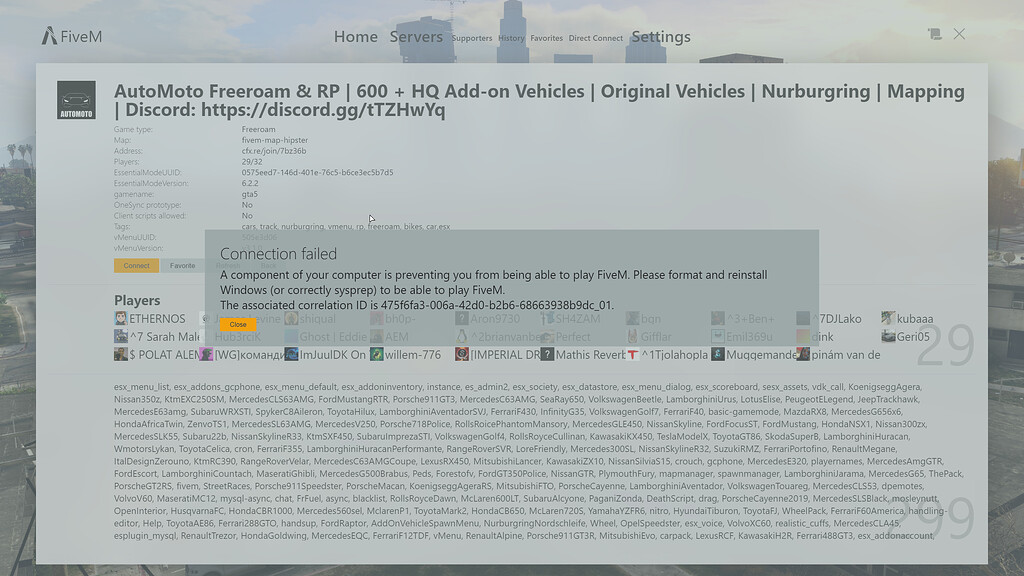 A component of your computer is preventing you from being able to play ...