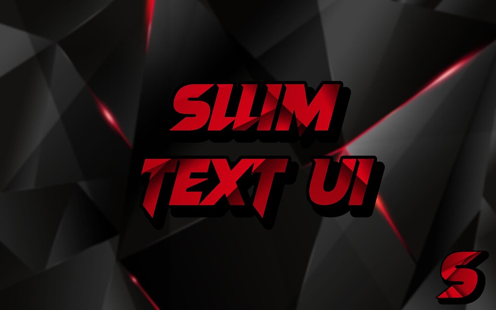 [FREE] [STANDALONE] Sllim TextUI - FiveM Releases - Cfx.re Community