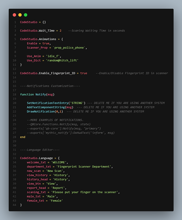 Fingerprint Scanner | QB-ESX-Standalone - FiveM Releases - Cfx.re Community
