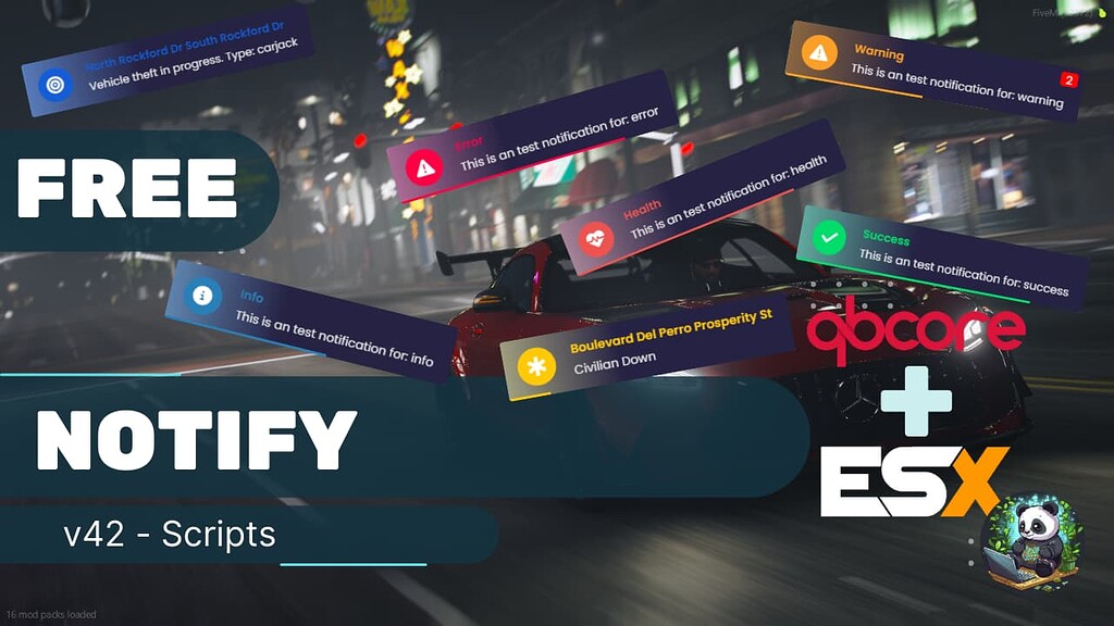 [FREE] [QB/ESX] v42-notify - FiveM Releases - Cfx.re Community