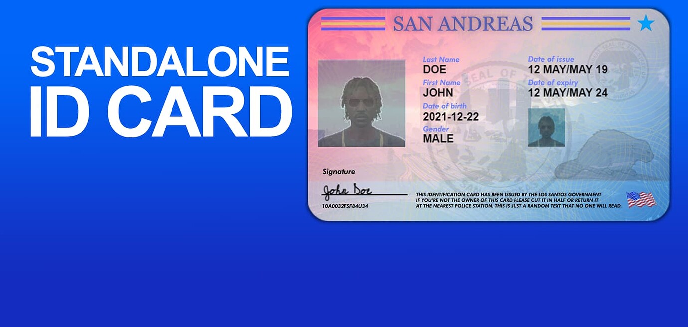 ID Card script with mugshot [QB, ESX, ND, STANDALONE] - FiveM Releases ...