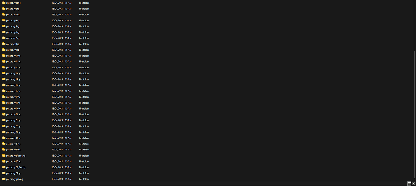 [Problem] Changing game build failed: Could not patch update/update.rpf ...