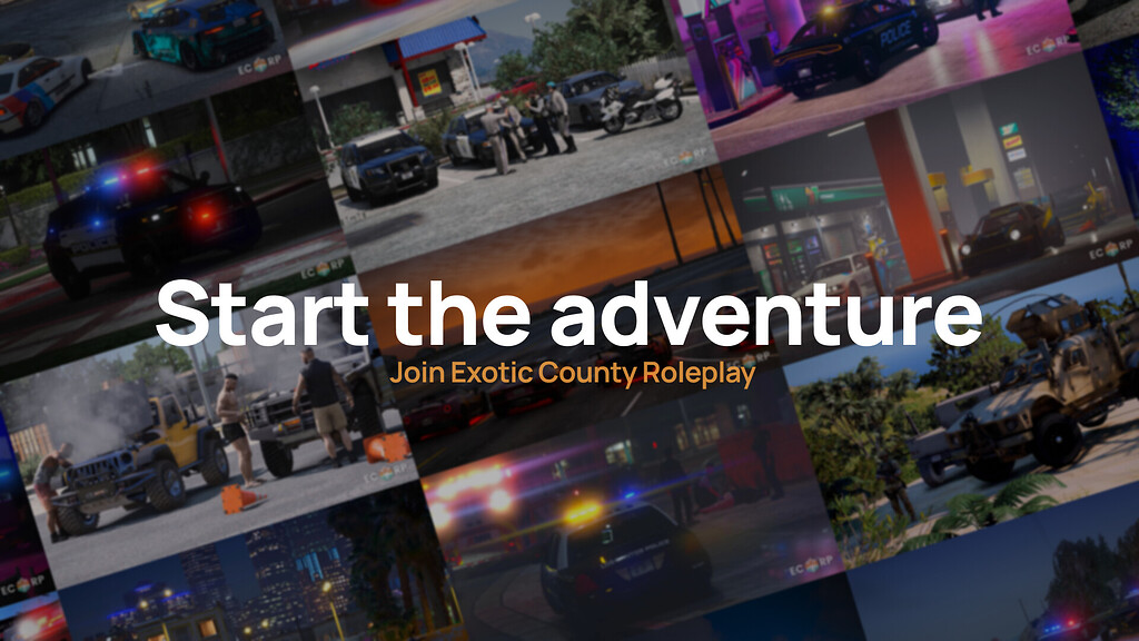 🌴 Exotic County Roleplay | vMenu based | Whitelisted — 16+ - Server Bazaar - Cfx.re Community