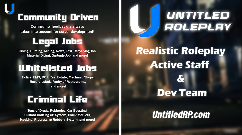 Untitled Roleplay | Realistic Roleplay | Police | EMS | DOJ | Gangs ...