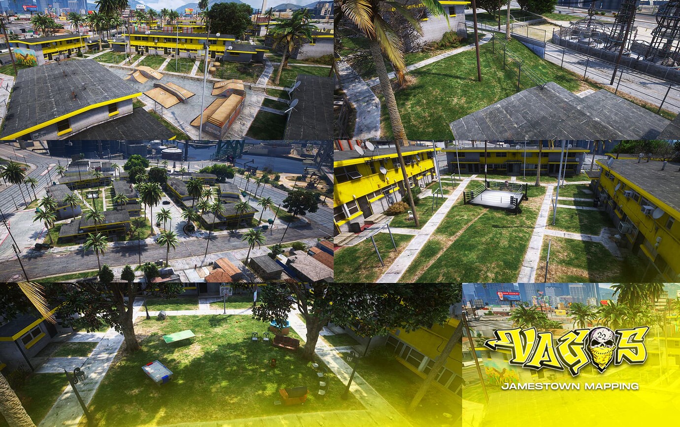 💛 Vagos Jamestown Mapping | Props, Textures, Trees + More [PAID][MAP ...