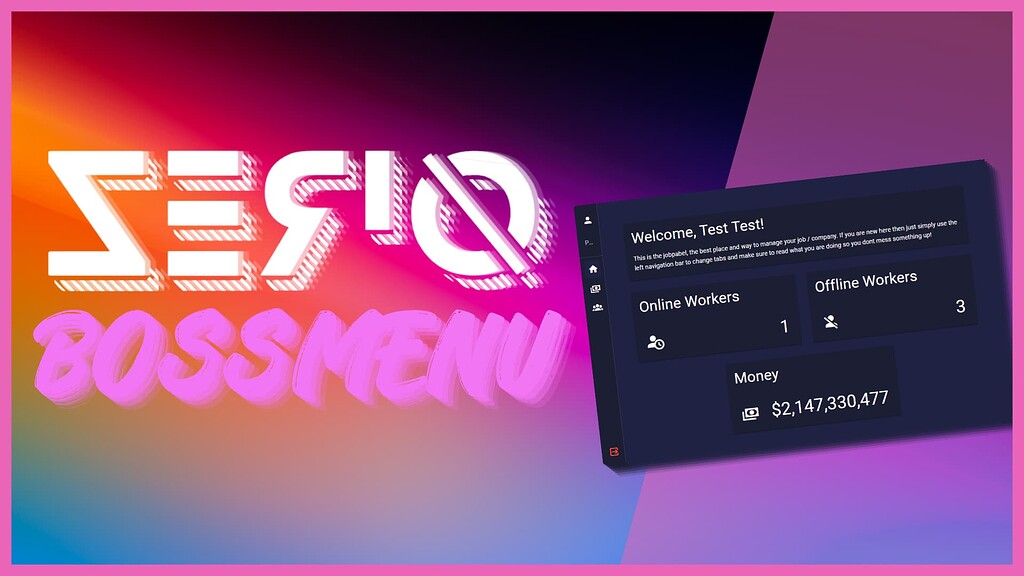 [PAID] [QB-Core, ESX] Zerio Bossmenu - FiveM Releases - Cfx.re Community