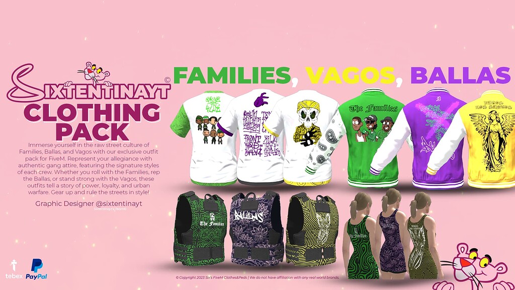 All Gangs Clothing Pack [Updated] - FiveM Releases - Cfx.re Community