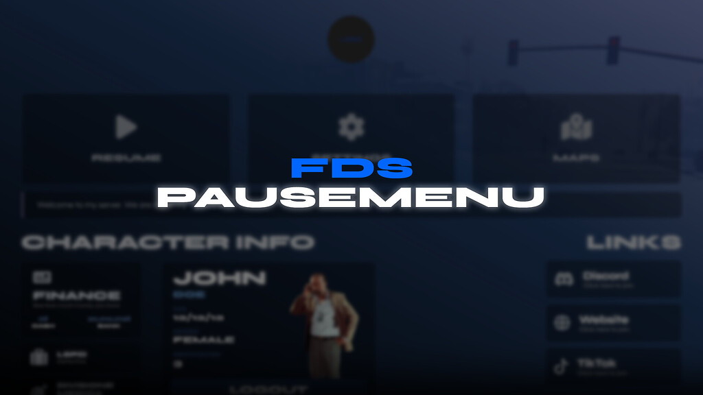 [PAID] FiveM Pause Menu - fdsdev_pausemenu [ESX/QBCORE] - FiveM ...