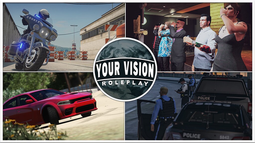 🌎 YourVision RP I QBCore l Realistic Roleplay l Your vision, Your life ...