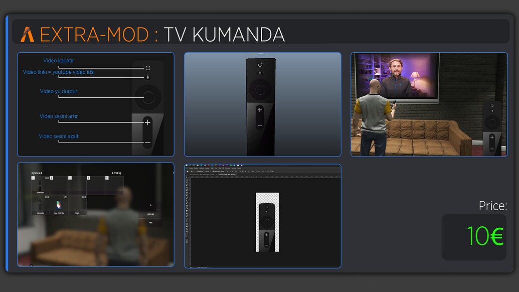NEW ADVANCED TV SCRIPT & PROP REMOTE - serto_tv [PAID] [ESX] - FiveM ...