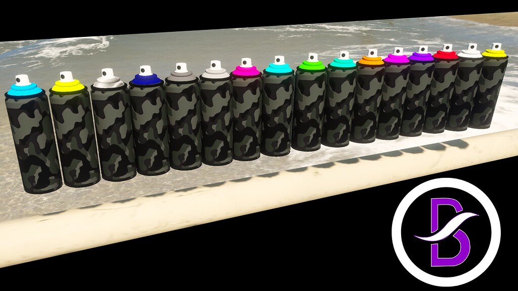 Spray Paint Cans Props | $1 - FiveM Releases - Cfx.re Community