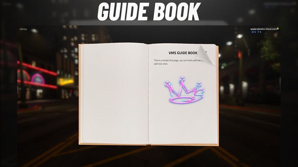 [ESX/QB] vms_guidebook | Tutorial, Multi-Books, Many Guides - FiveM Releases - Cfx.re Community