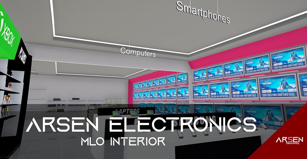 [PAID][MAPS] Arsen Electronic Store Interior MLO - FiveM Releases - Cfx ...