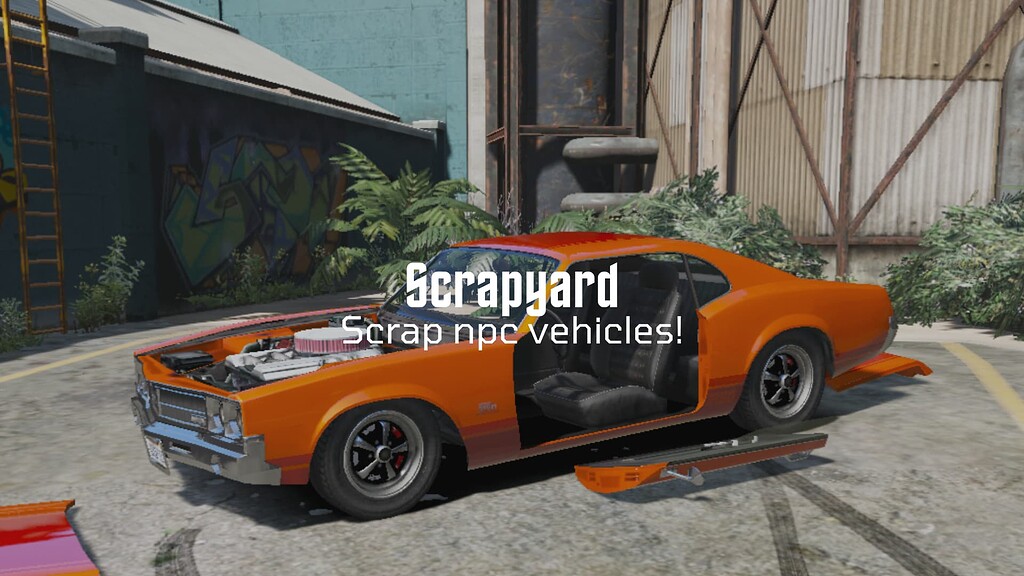 Scrapyard - Scrap NPC vehicles! [ESX/QB/OX] - FiveM Releases - Cfx.re Community