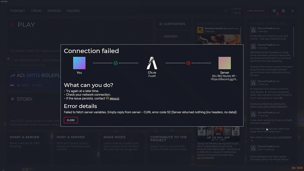 Cannot join specific server - FiveM Client Support - Cfx.re Community