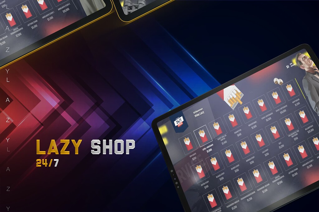 [ESX] Lazy Shop [5€] - FiveM Releases - Cfx.re Community