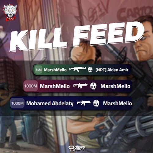 TopXKillfeed Free Release - FiveM Releases - Cfx.re Community