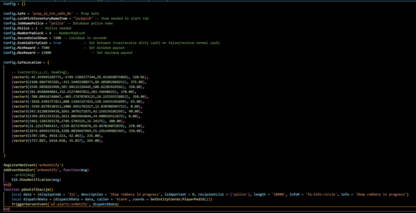 Esx shop robbery [target system] - FiveM Releases - Cfx.re Community
