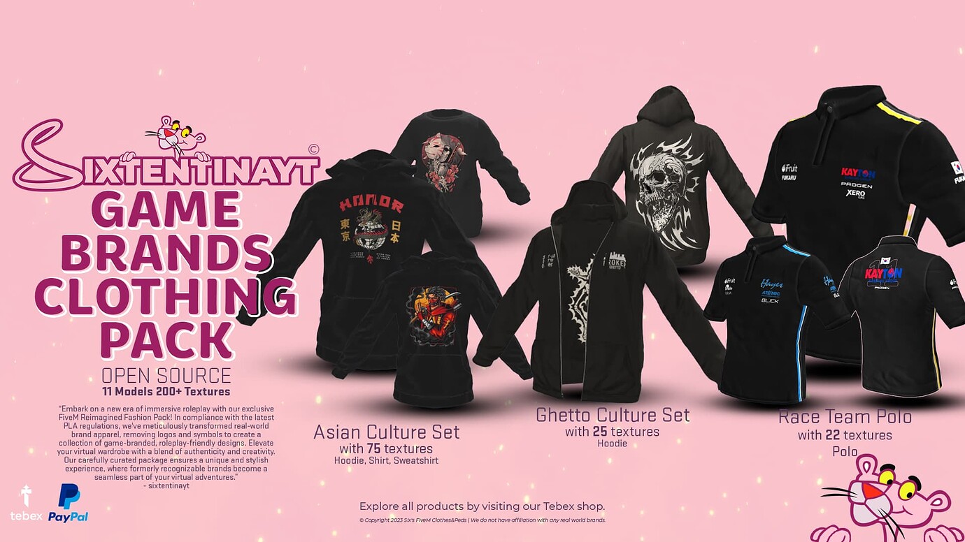 GameBrands Men's Clothing Collection - FiveM Releases - Cfx.re Community