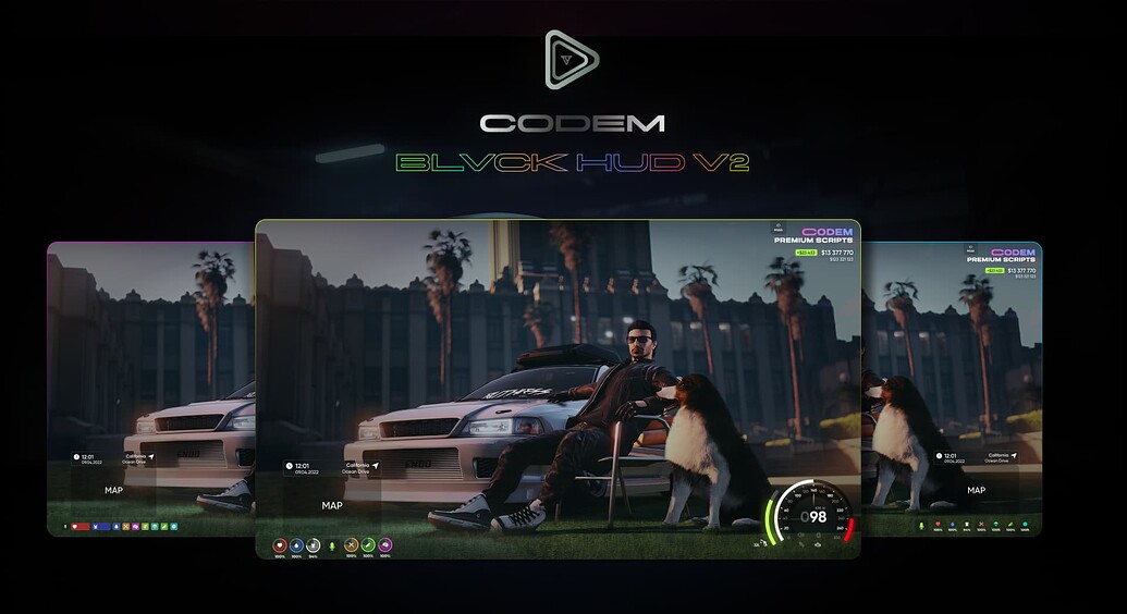 Codem - Hud [ESX - QB] - FiveM Releases - Cfx.re Community